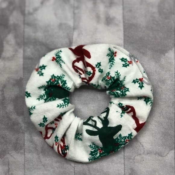 Accessories | Limited Edition Reindeer Christmas Scrunchie New | Poshmark